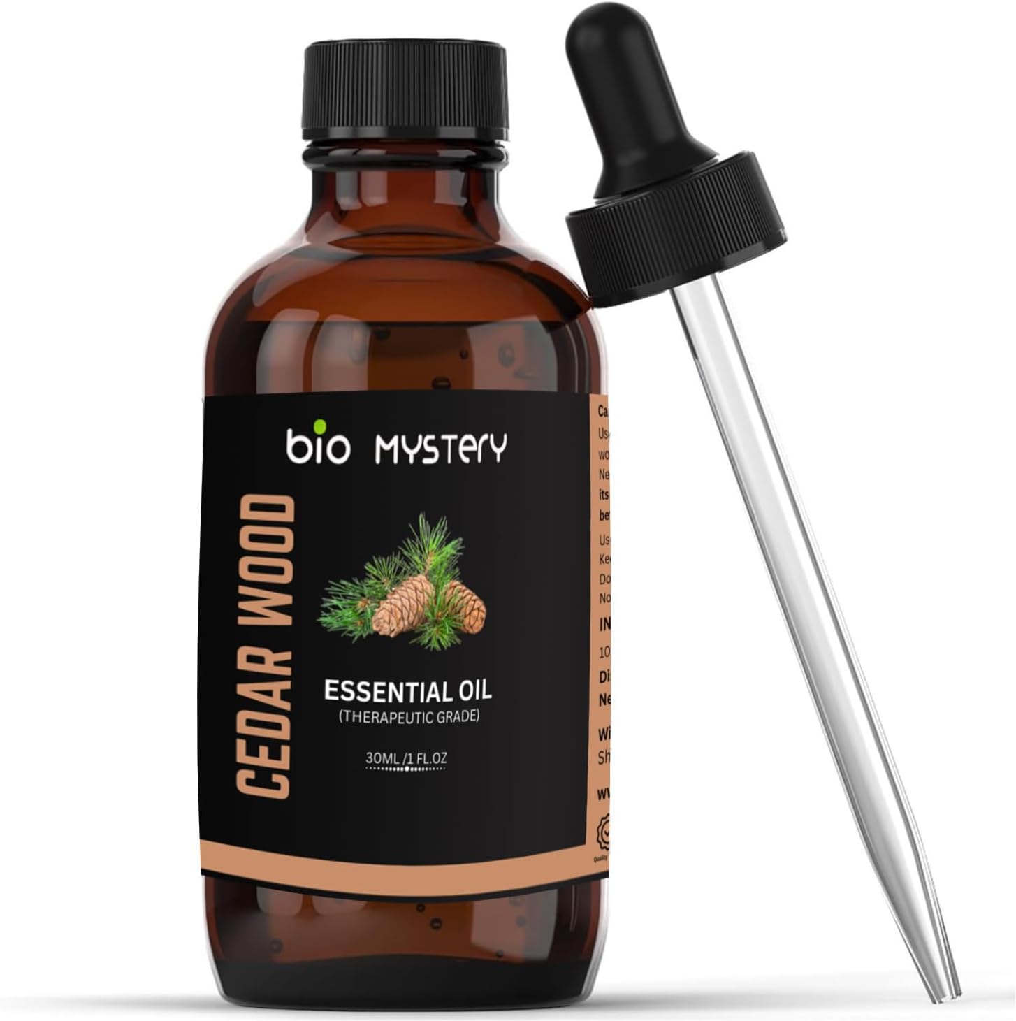 Pure Cedarwood Essential Oil 30ml (1.0 Ounce) – Bio Mystery